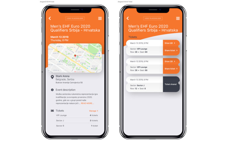 Ticketing app UI/UX | draganel.com Ticketing app UI/UX | draganel.com